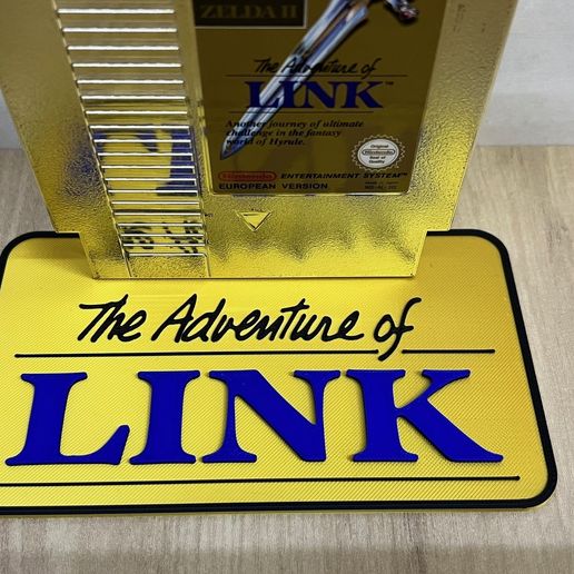 🔗 The Adventure of Link Cartridge Holder Nintendo Nes・ STL File for 3D ...