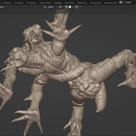 🧠 Brain sucker / Resident evil 3 fanart・ 3D File for 3D printing・Cults