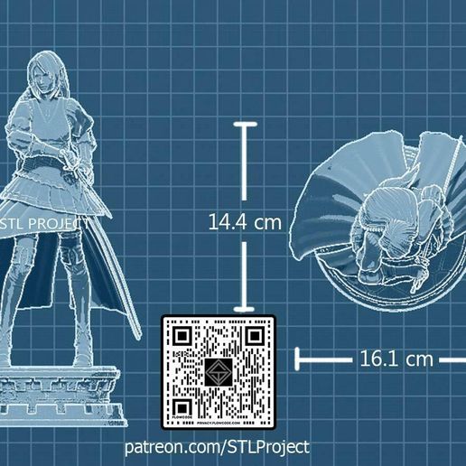 3D file Jill Warrick 🗿 ・3D printable model to download・Cults
