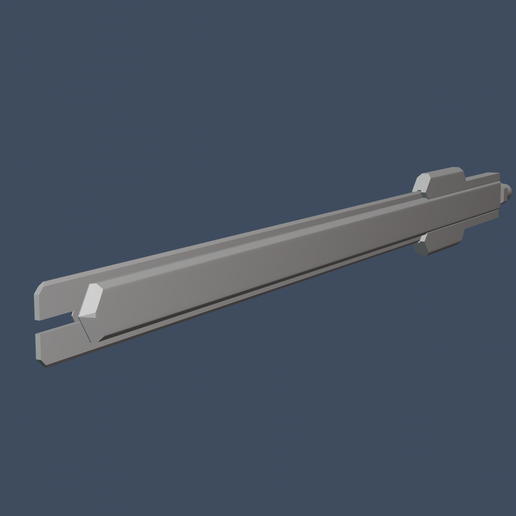 STL file Functional Composite Shield Booster Blade for 1/144 Wondwart ...