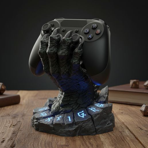 🐉 Dragon Arm Gamepad Holder – Epic Fantasy Controller Stand STL・ STL ...