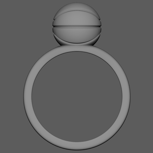 🏀 Basketball Ring STL – 3D Printable Finger Ring for True Hoopers・Free STL File for 3D printing ...