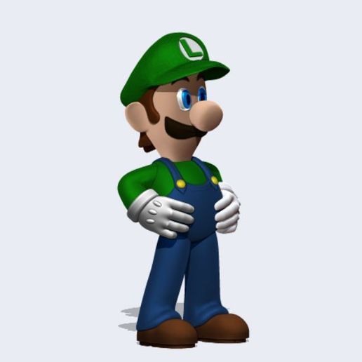 🗿 Luigi・Free STL File for ・Cults