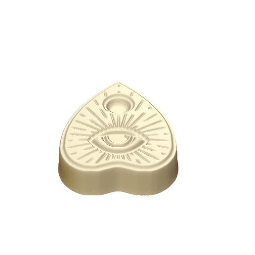👁️ All Seeing Eye Ouija Planchette STL FILE FOR 3D PRINTING - LASER CNC ...
