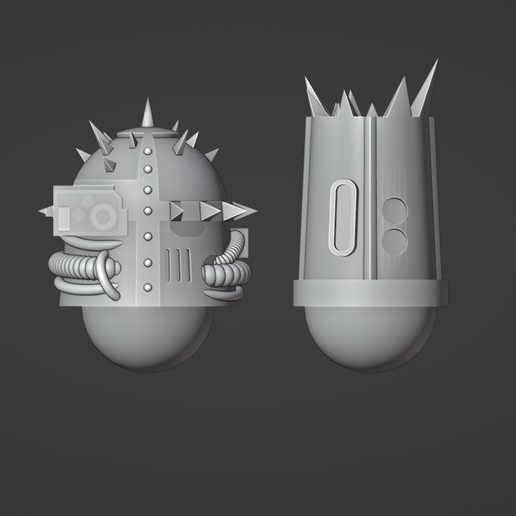 🪖 Iron warrior helmets from the CSM codex・Free STL File for 3D printing ...