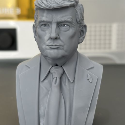 👤 Donald Trump 2024 Bust・ STL File for 3D printing・Cults