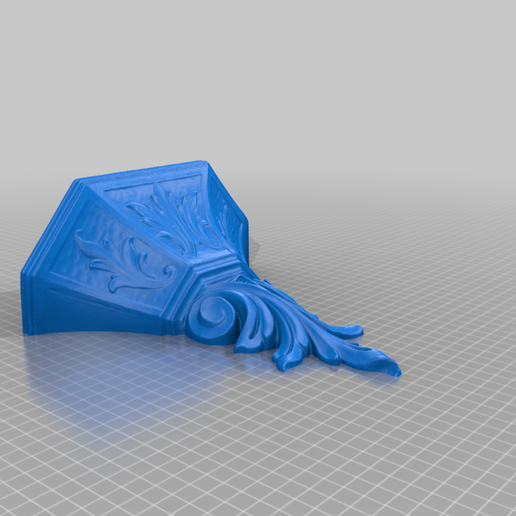 👥 [HSW] Baroque Shelf・Free 3D File for ・Cults