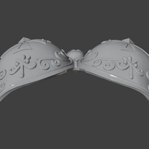 🎭 Imperium Battle Armor Bra・ STL File for 3D printing・Cults