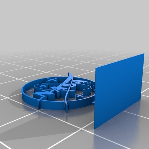 Fichier STL Logo NASA・Objet pour impression 3D à télécharger・Cults
