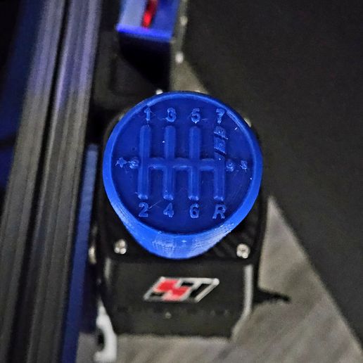 🚗 7 Speed + Sequential Manual Shift Knob for Racing Simulator・ STL File ...