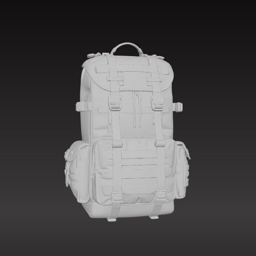 🪖 military backpack・ STL File for 3D printing・Cults
