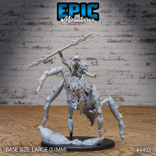 3D file Dark Elf Spider Victory ‧ DnD Miniature ‧ Tabletop Miniatures ...