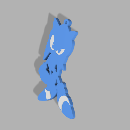 STL file Sonic Keychain V1 Figure 6 || Sonic Llavero V1 Figura 6 🗝️ ...