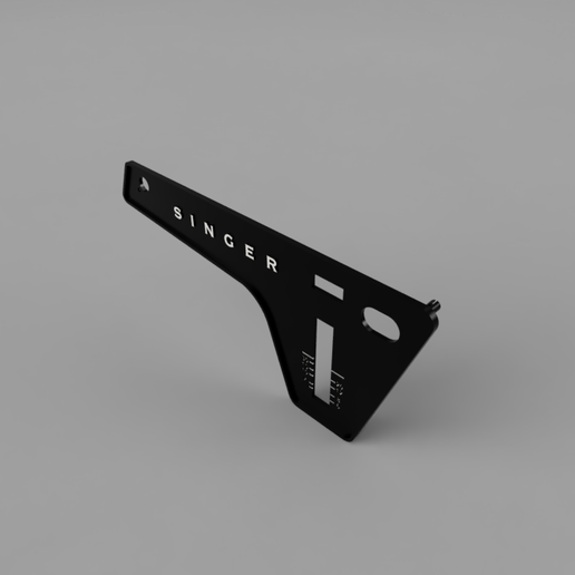 🧑‍🎤 Singer sewing machine front plate・ STL File for 3D printing・Cults