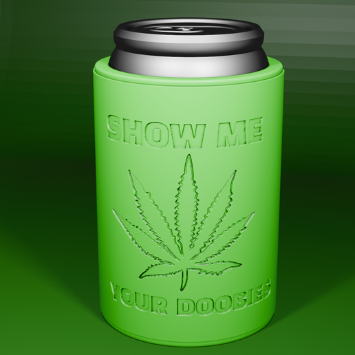 🍺 Show me your Doobies Beer Can Koozie・ STL File for 3D printing・Cults