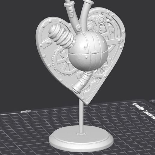 💜 Clockwork heart・ STL File for 3D printing・Cults