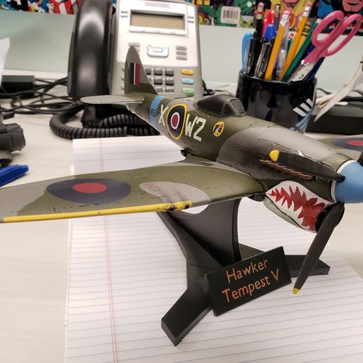 🛩️ Hawker Tempest V WW2 Fighter Plane・3D Print with the Pruse i3 Mk3s ...