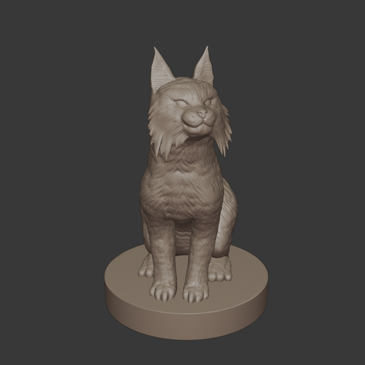 🐱 Cute Lynx – Adorable Wild Cat 3D Printable Figurine・ STL File for 3D ...