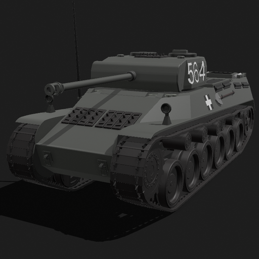 🪖 M43 Tas Heavy Tank ( 1/18 Scale Prop )・Free STL File for 3D printing ...