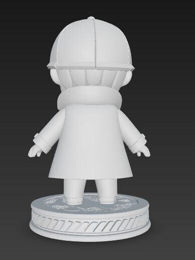 🕵️‍♂️ The Famous Detective in a Cute Style: Chibi Victorian Sleuth 3D ...