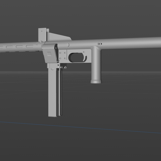 STL file German Erma EMP44 submachine gun digital model material 🔫 ・3D print model to download・Cults