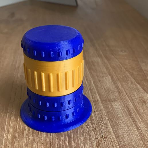 📦 Modulable tubes box - 9 heights & different caps・ STL File for ・Cults