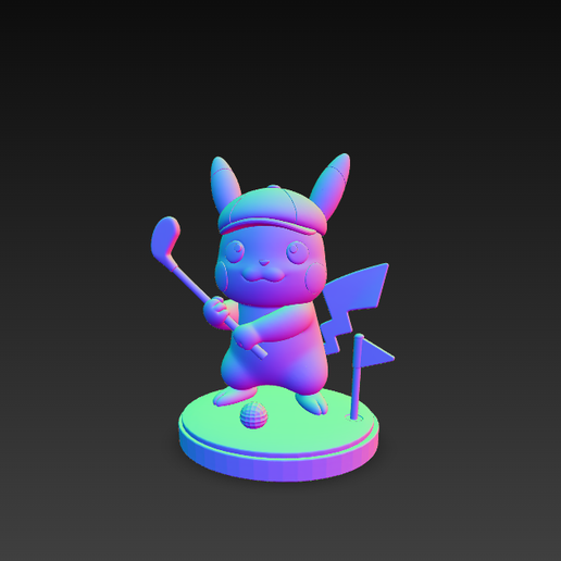 🐉 Pikachu olympic pack 1・ STL File for 3D printing・Cults