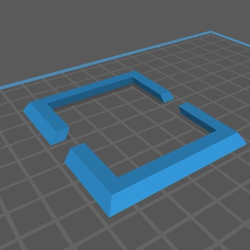 STL file 40mm to 50mm square base adapter 🟪 ・3D printing idea to ...