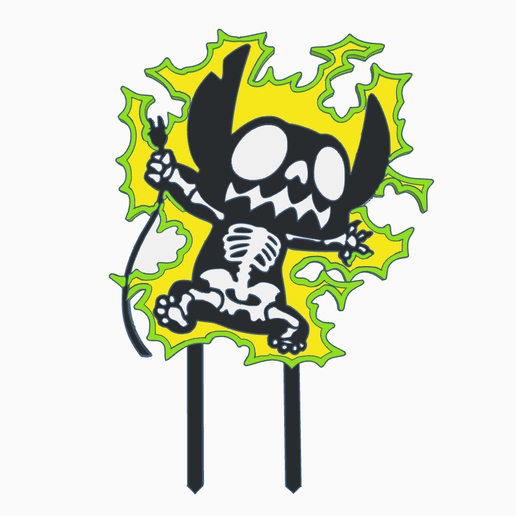 electrocuted skeleton cartoon
