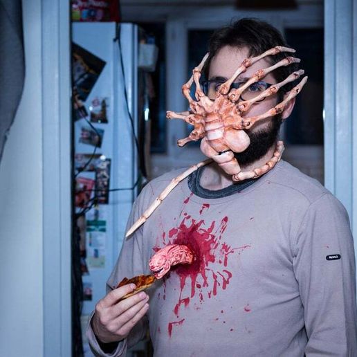 👽 Alien Chestburster Halloween prop・3D Print・Cults