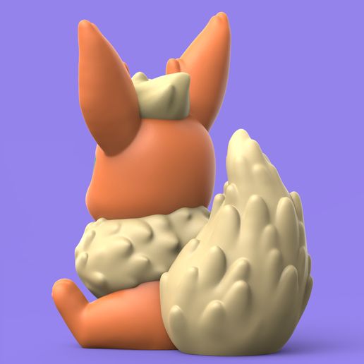 🐉 POKEMON - FLAREON (EASY PRINT NO SUPPORT)・ STL File for ・Cults