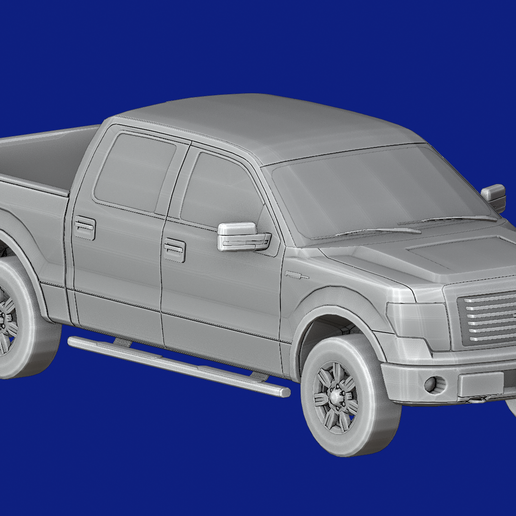 🚗 1996 F150 Car 3D Model For Print - STL File - 3D Printing Car・ STL ...