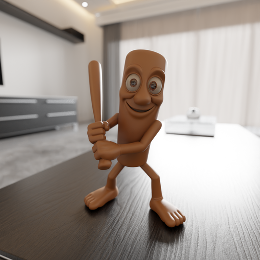 🤌 tum tum tum sahur・ 3D File for 3D printing・Cults