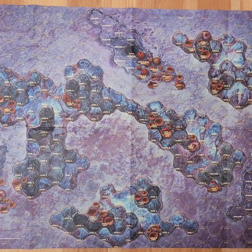 🗺️ BATTLETECH TERRAIN MAP PACK ALIEN WORLDS: FUNGAL CREVASSE・Free STL ...