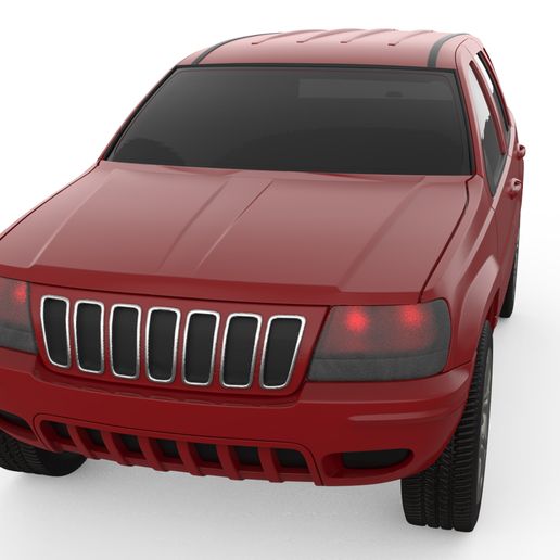 🚗 Grand Cherokee of 2000s STL American SUV for 3D Printing・ 3D File for ...
