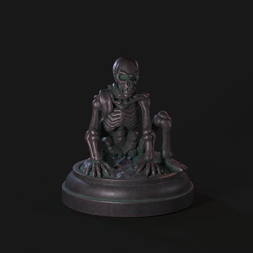💀 D&D set "Cemetery" - Skeleton・Free STL File for 3D printing・Cults