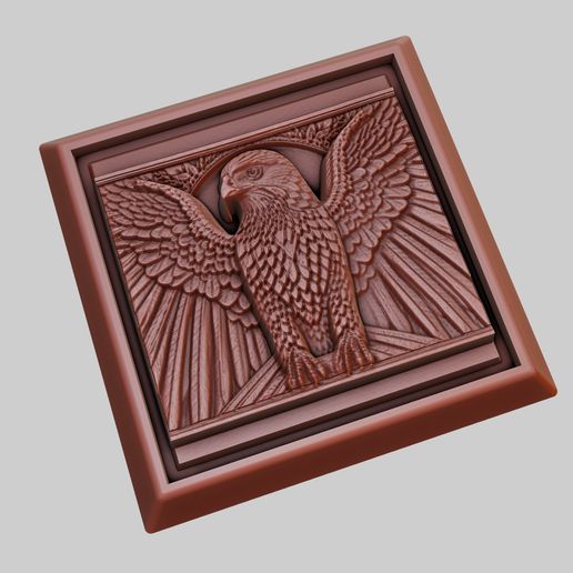 3D file Hawk Animal 3D Model for CNC Router Laser & 3D Printer 🦅 ・3D ...