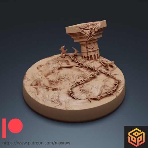 🎁 Swamp Base S1 - Temporary Gift!・Free STL File for ・Cults