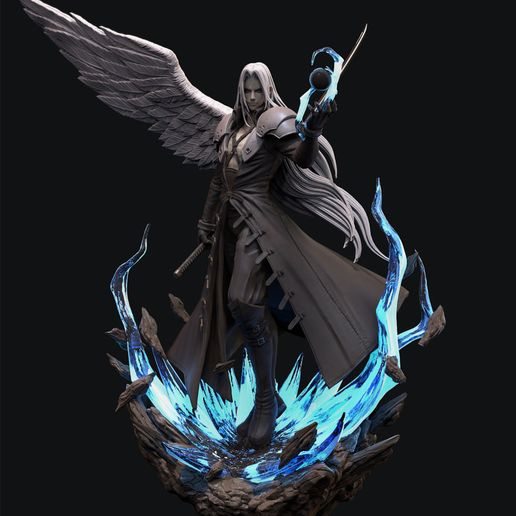 🎲 sephiroth・ STL File for 3D printing・Cults