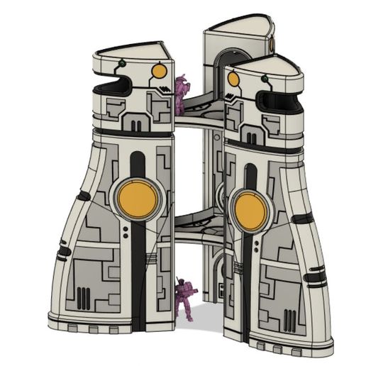🏗️ Tau Tower C・ 3D File for 3D printing・Cults