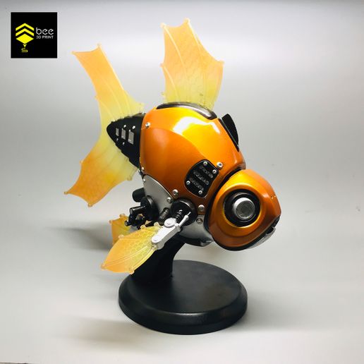OBJ file Fish bot - Ready for 3d print 🐠 ・Model to download and 3D ...