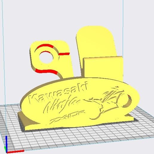 STL file Cell phone clock station Kawasaki 📞 ・3D print design to ...