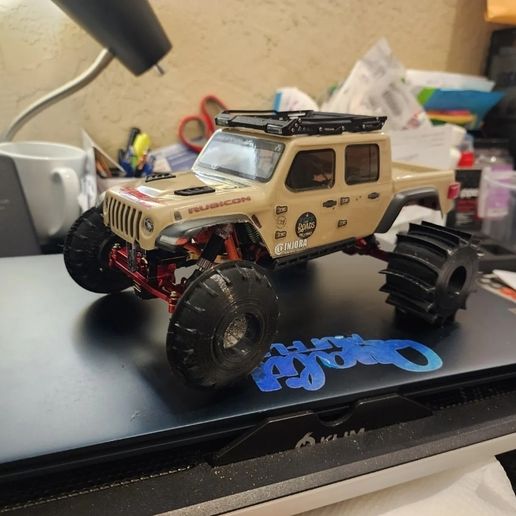🏎️ SCX24 Sand Rail Buggy Paddle Tire Mod・ STL File for 3D printing・Cults