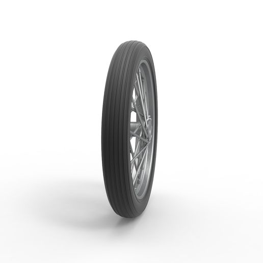 🛞 Diecast Front wire wheel of vintage dragster Scale 1:25・ 3D File for ...