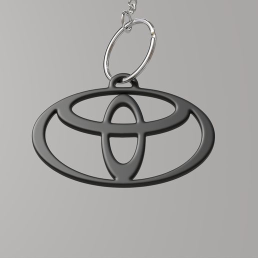 🚗 toyota keychain・Free STL File for 3D printing・Cults
