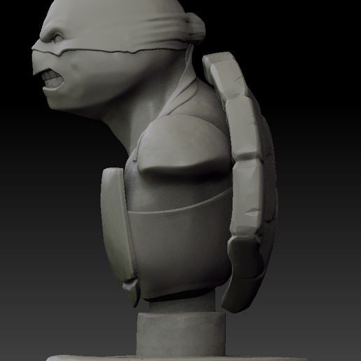 👤 Raph TMNT Bust・ STL File for 3D printing・Cults