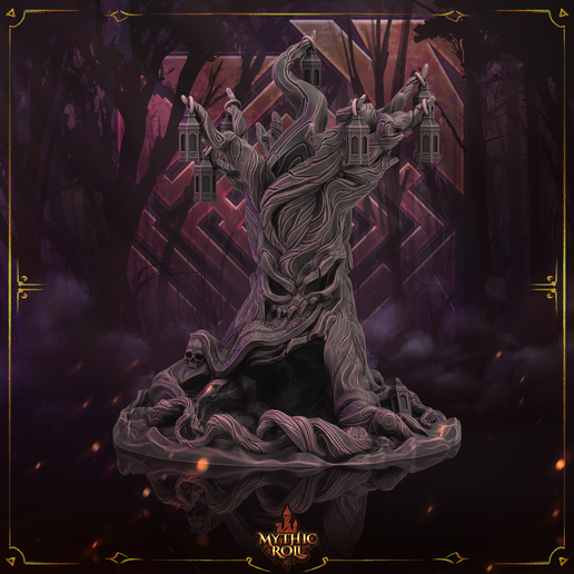 🎲 Dice Tower - The Terror Tree | Mythic Roll・ STL File for 3D printing ...