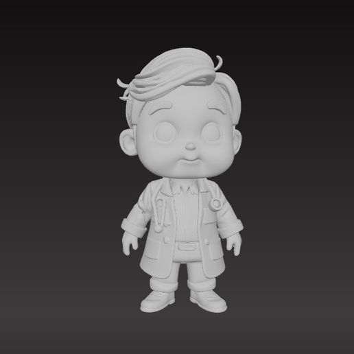 STL file chibi doctor 🩺 ・3D printable model to download・Cults