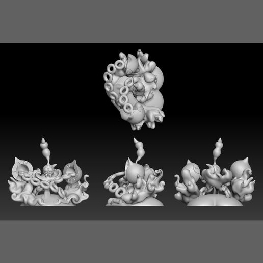 STL file Pokemon Pecharunt 🐉 ・3D printable design to download・Cults