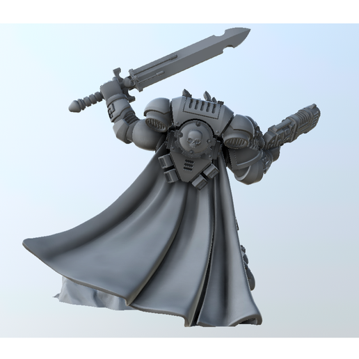 🔫 Prime Captain With Plasma Pistol And Sword・ STL File for 3D printing ...